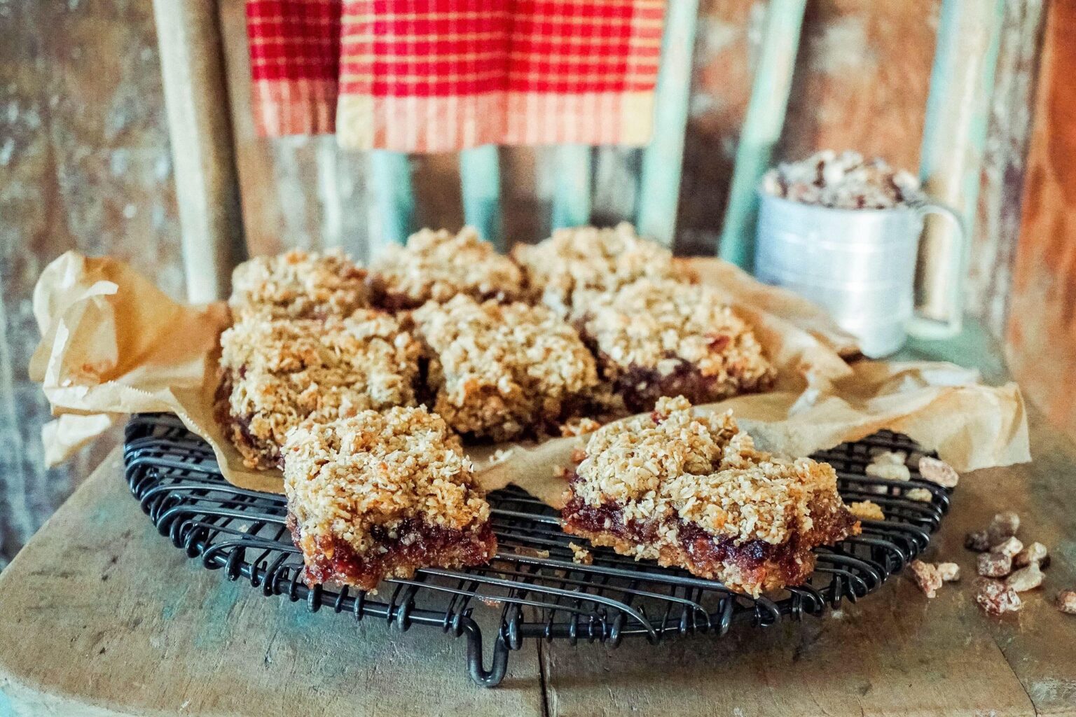 Old-Fashioned Date Bars - The perfect comforting fall treat.
