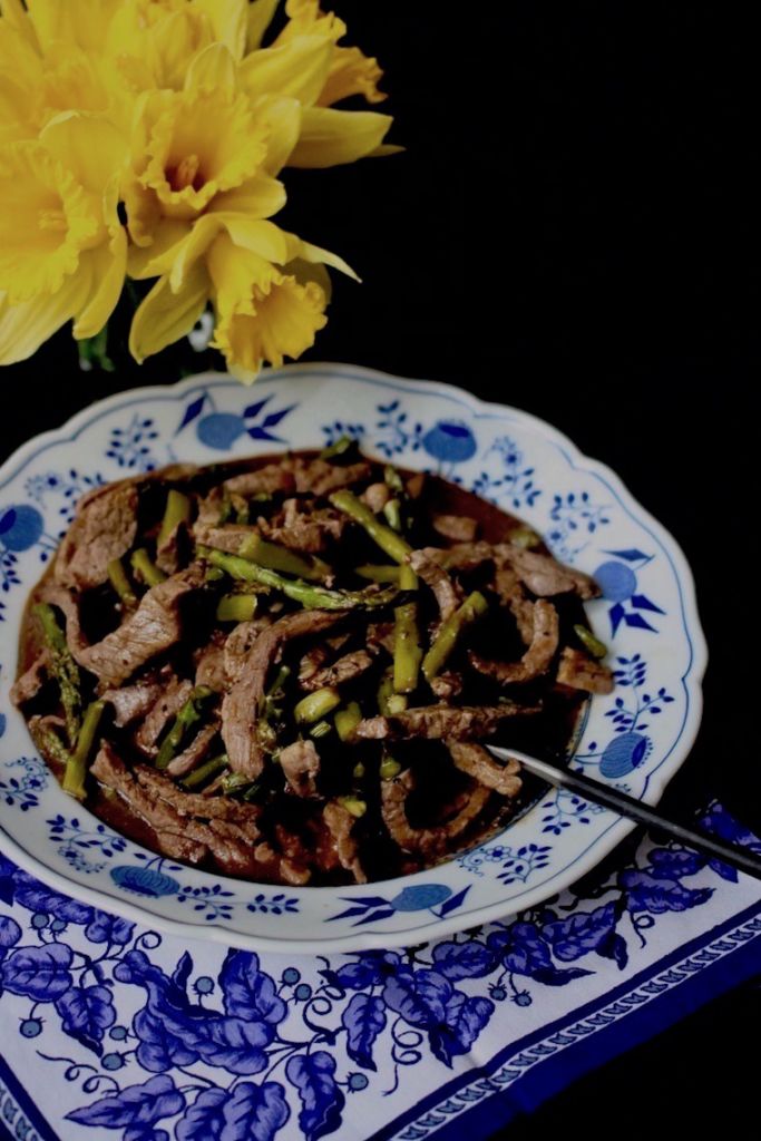 Shanghai Steak & Asparagus homemade